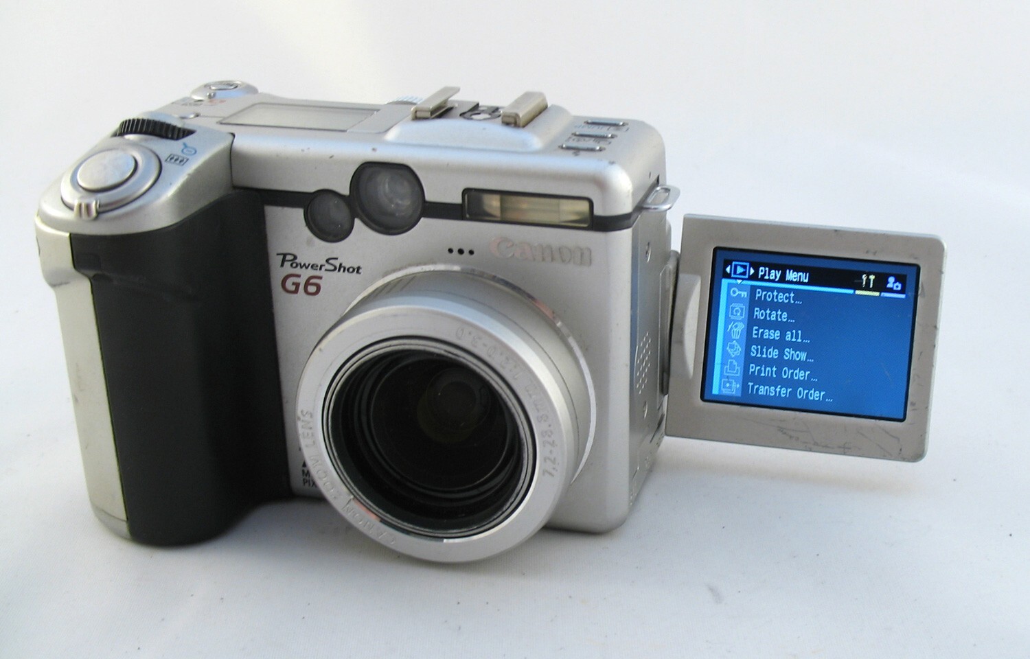 Canon PowerShot G6 7.1MP Digital Camera - Silver for sale online | eBay