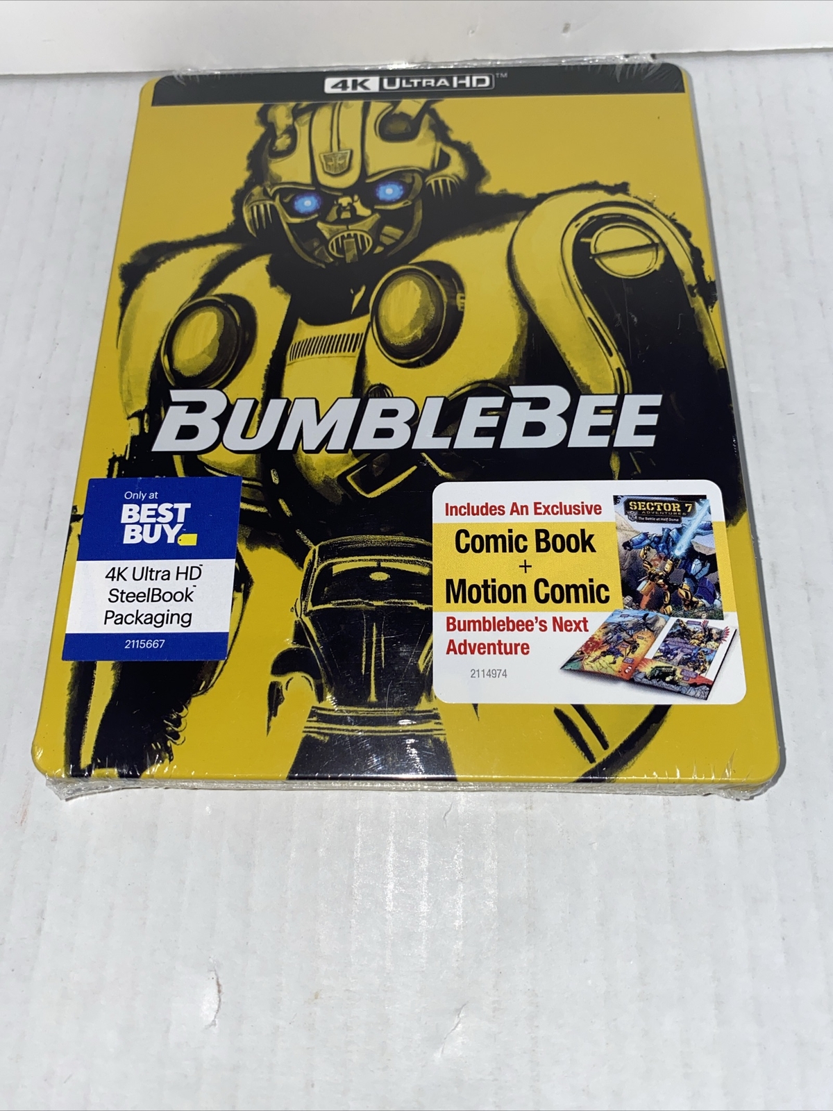 BUMBLEBEE STEELBOOK + 4K UHD + Bluray + DIGITAL (EXPIRED) OOP **READ LOOSE DISC | eBay