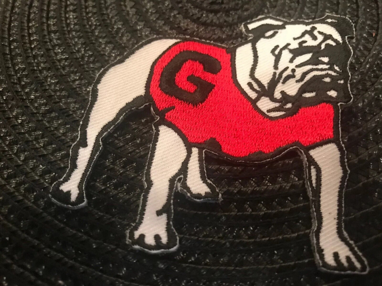 UGA Georgia Bulldogs Vintage Embroidered Iron On Patch (RARE) 3” X 2.5 ...