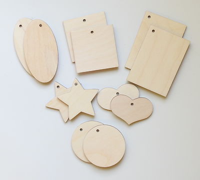 Pyrography wooden blanks 12 pieces per pack (R960P0B0) | eBay UK