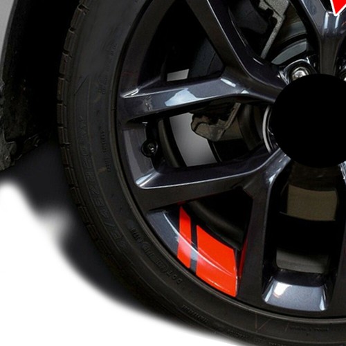 6× Reflective Car Wheel Rim Vinyl Decal Racing Stickers Accessories For ...