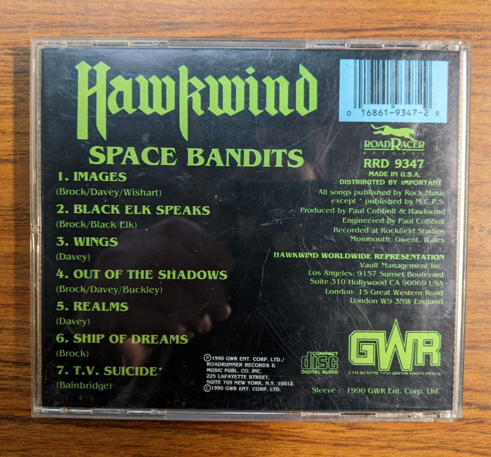 Hawkwind - Space Bandits CD Dave Brock Alan Davey Space Rock | eBay