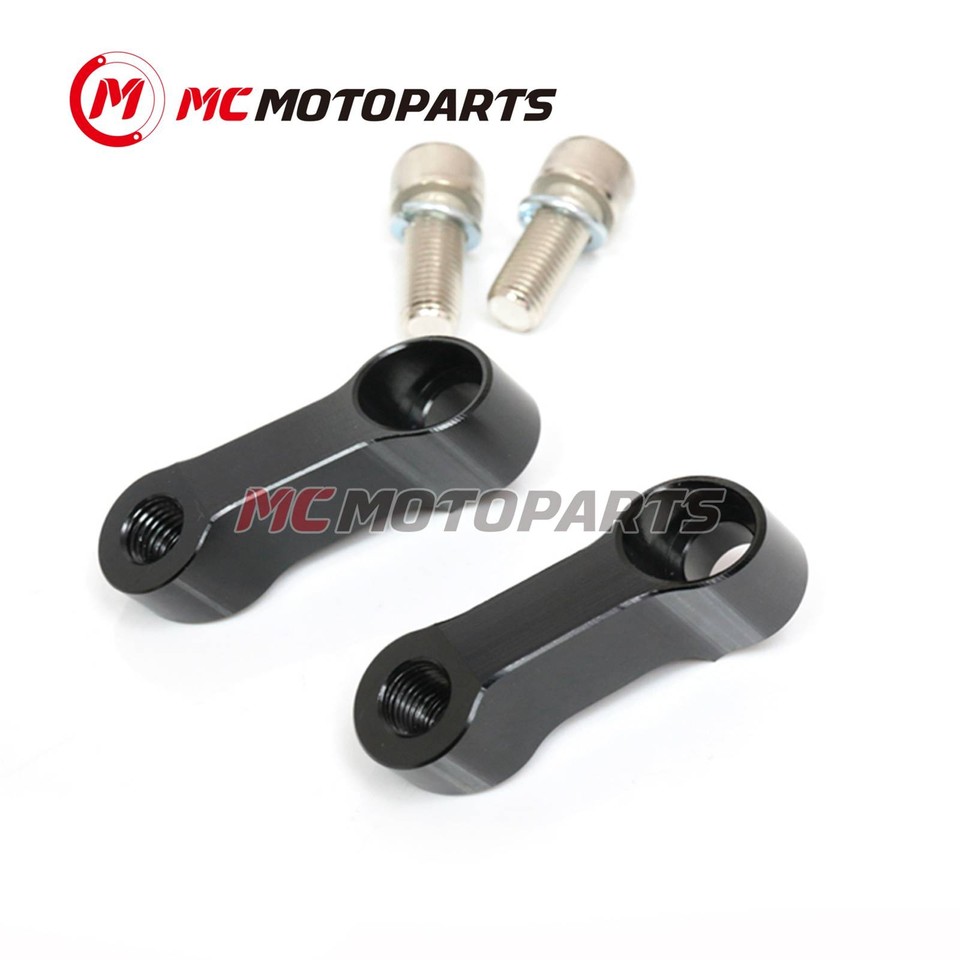 Standard M10 Mirror Risers Adapter For Speed Triple 1050 14 15 16 17 18 ...