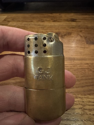 Rare German Wehrmacht Luftwaffe WWII WW2 Gasoline Lighter Marked GJ ...