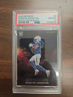 Quentin Johnson Black Color Blast PSA10 | eBay