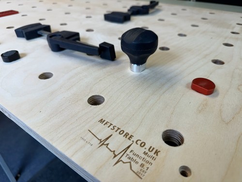 MFT table top 1102x718mm - MDF / Birch Ply / Marine Ply 19.9mm holes ...