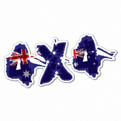 4X4 Australia Sticker Aussie Car Flag 4x4 Funny Ute | eBay