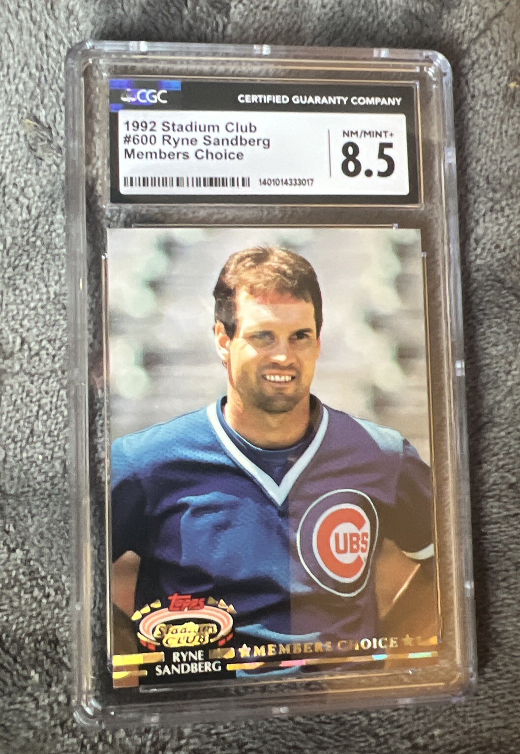 1992 Topps Stadium Club - Members Choice #600 Ryne Sandberg for sale ...