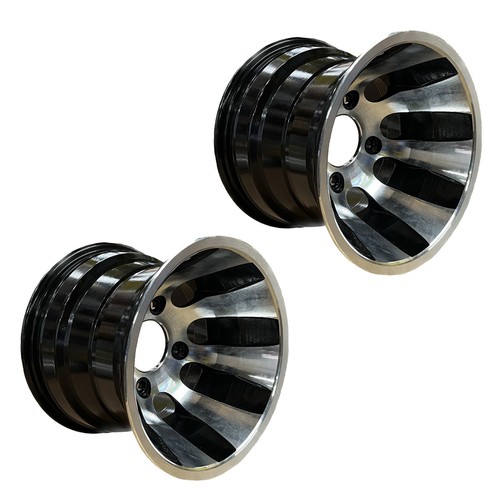 2x 22x11-10 inch Rear Back ALLOY Wheel Rim for Quad Dirt Bike ATV Buggy ...