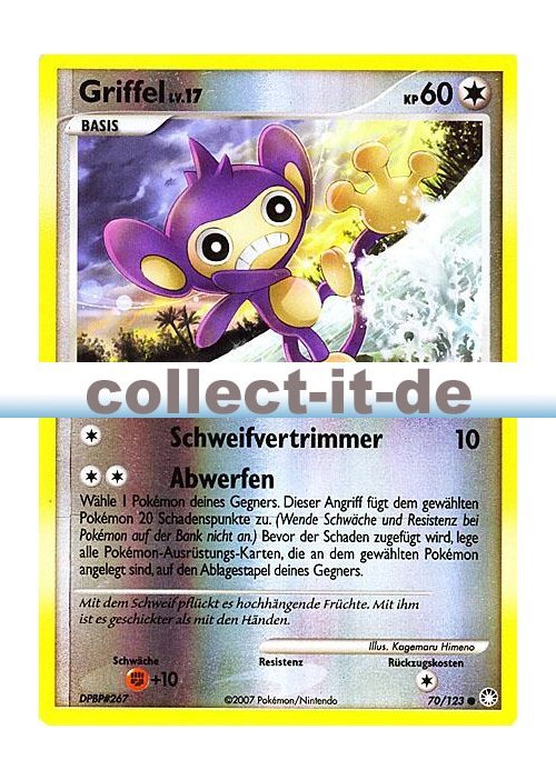 Pokemon 070/123 - Griffel - Reverse Holo | eBay