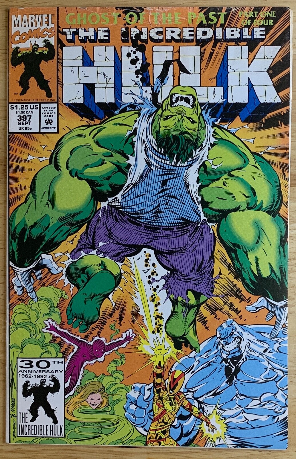 The Incredible Hulk #397 Vol. 1 (Sept. 1992) Marvel Comics, 9.0 VF/NM ...