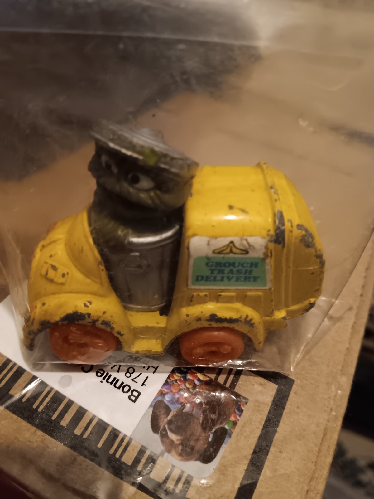 Vintage Muppets Sesame Street OSCAR THE GROUCH Trash Delivery Garbage ...