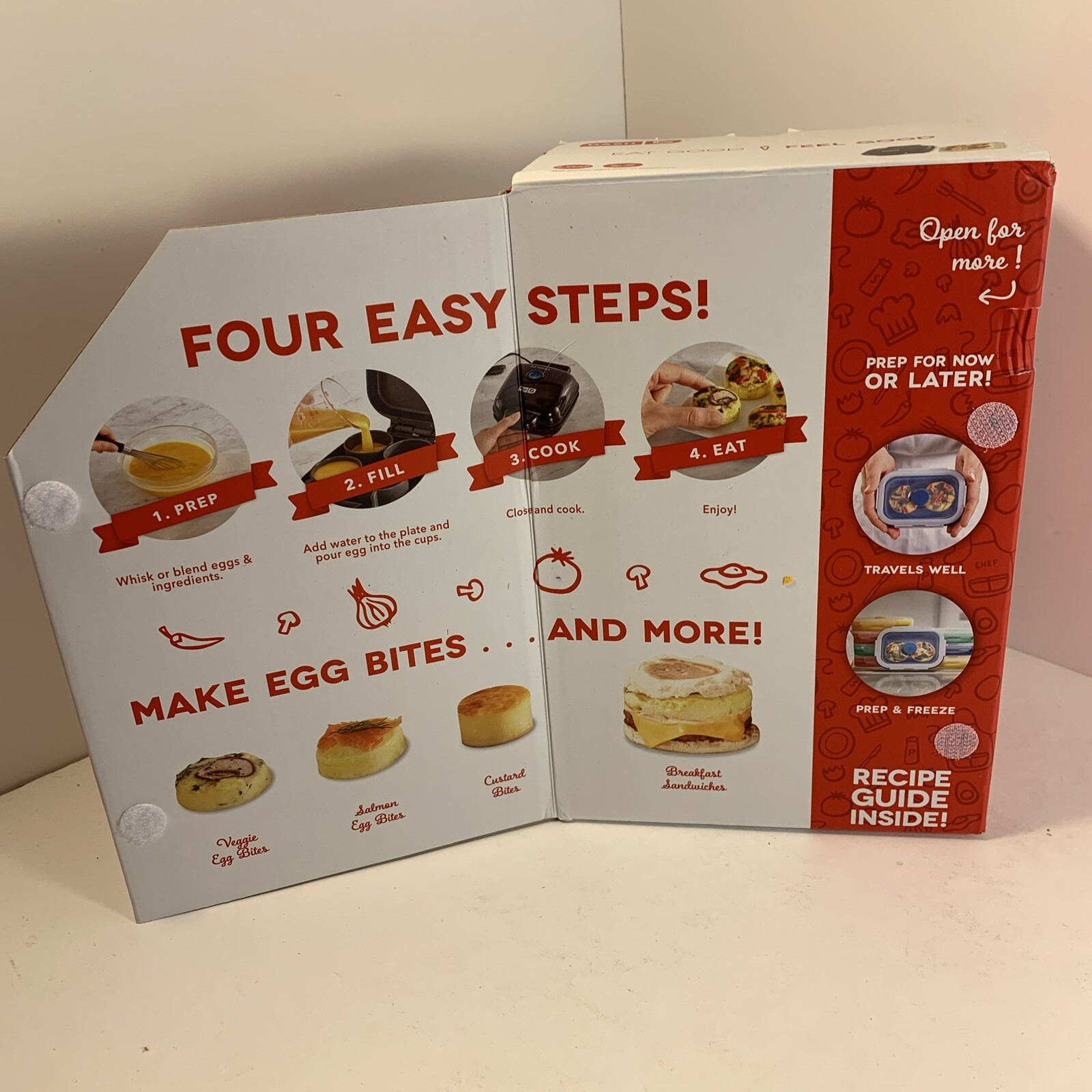 Dash Deluxe Fast Egg Bite & Breakfast Sandwich Maker Black Kitchen ...