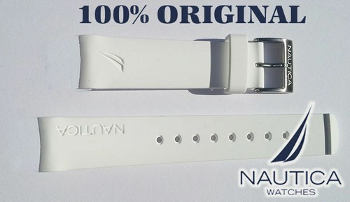 ORIGINAL AUTHENTIC Straps 22mm For Nautica Men’s NST Silicone Watch All ...