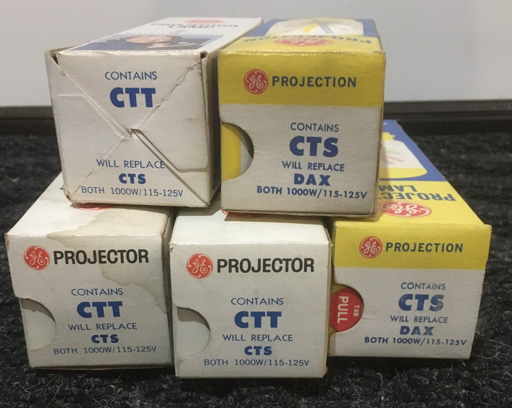 CTT Projection Lamp Replaces CTS DAX 1000W 115-125V GE General Electric ...