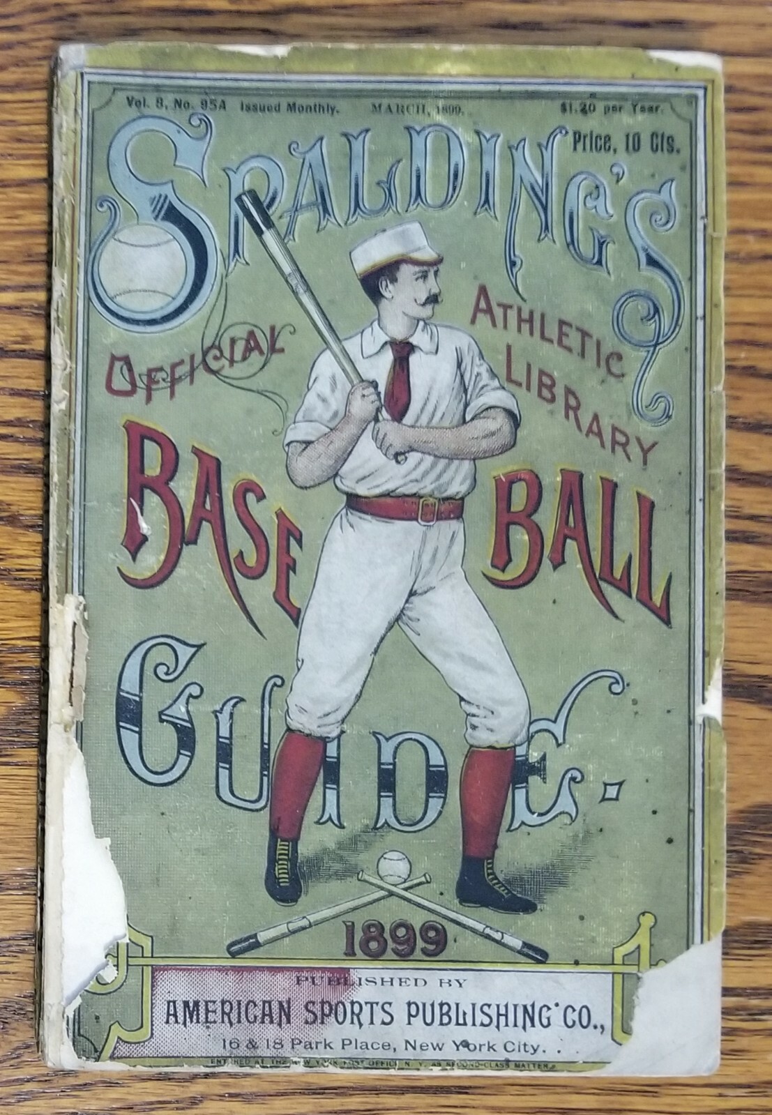 1899 Spalding's Official Baseball Guide | eBay
