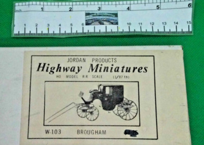Jordan Highway Miniatures HO #W-103 Brougham Wagon Only Kit, Vintage | eBay