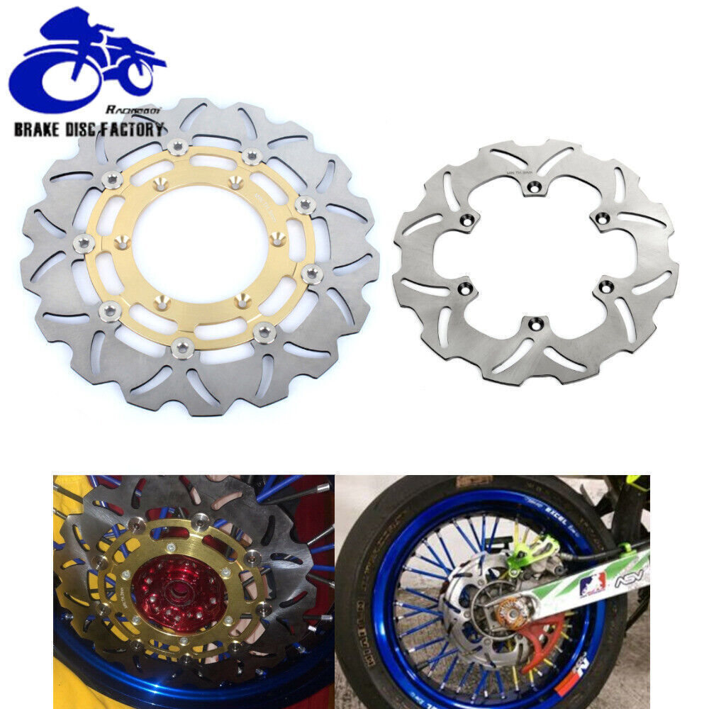 DRZ400SM 2005-2024 For Suzuki Floating Front Rear Brake Disc Rotors DR ...