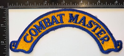 Cold War USAF US Air Force SAC Combat Master Arc Scroll LARGE Patch | eBay