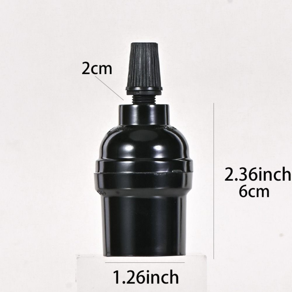 E27 Bakelite Lamp Holder Threaded Edison Bulb Holder Vintage Light ...