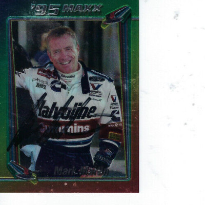MARK MARTIN SIGNED 1995 MAXX PREMIERI PLUS RACING #6 - NASCAR | eBay