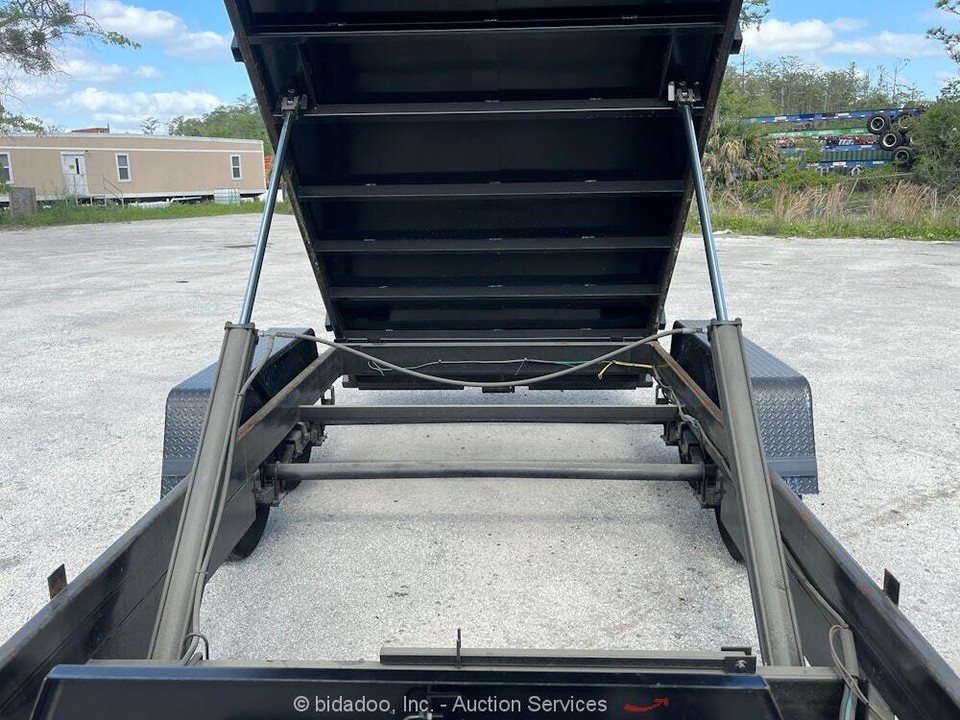 2023 Top Shelf DT71616KBP 16’ Hydraulic Dump Equipment Trailer Hauler ...