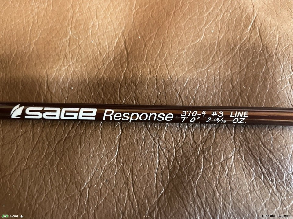 Sage Response 370 Fly Rod | eBay
