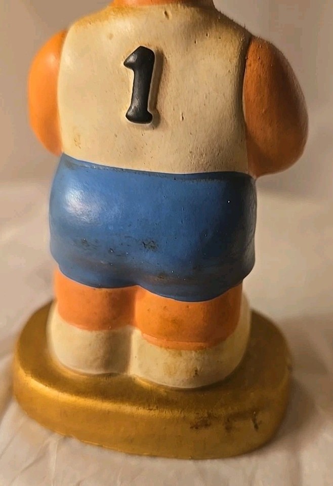 Vtg LEGO Bobblehead Basketball Cheerleader Nodder Kiss Paper Mache ...