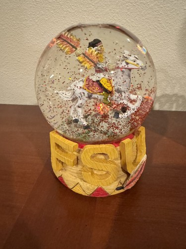 VTG Florida State University (FSU) Seminoles Musical Snow Globe w ...