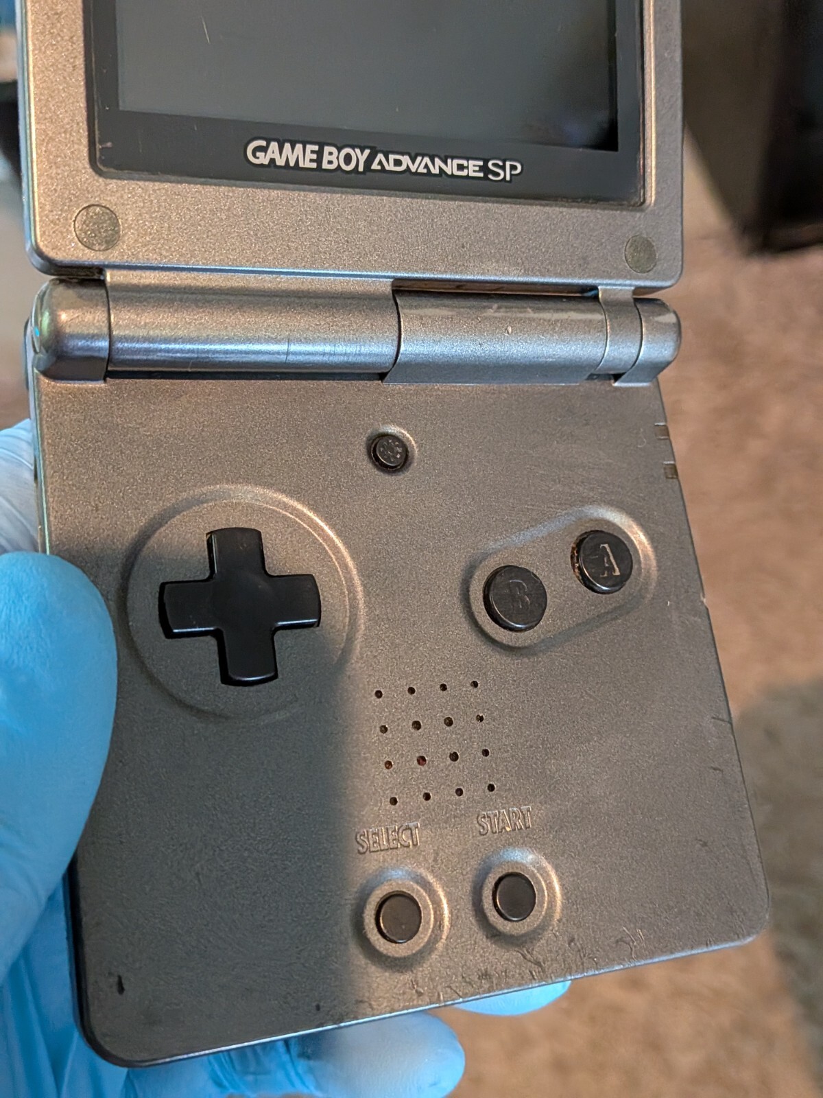 Nintendo Game Boy Advance GBA SP AGS-101 Graphite Console TESTED OEM ...