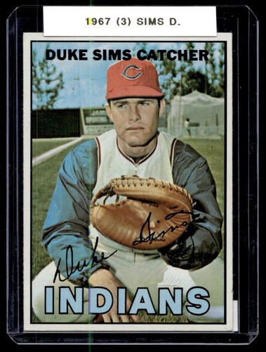 1967 Topps Set Break Duke Sims Cleveland Indians #3 | eBay