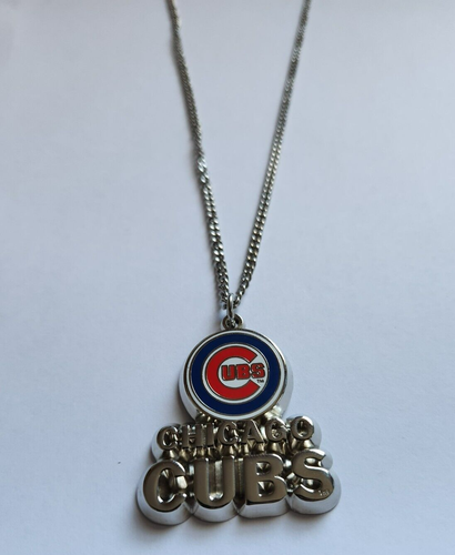 2012 CHICAGO CUBS SILVER PENDANT SOUVENIR NECKLACE by MLB PRO ...