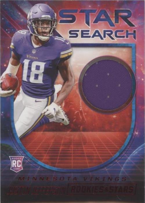 2020 Panini Rookies & Stars - Star Search Relics Justin Jefferson #SS ...