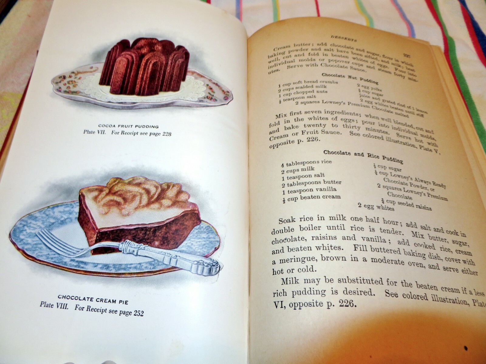 Lowney's Cook Book Illustrated, Revised Edition 1921 | eBay