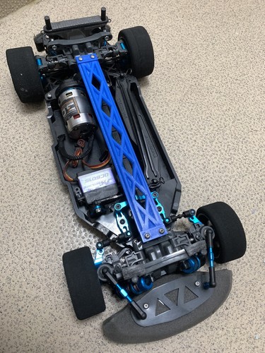 Blue 3D Printed Upper Top Deck for Tamiya TT-02 TT-02D Chassis Upgrades ...