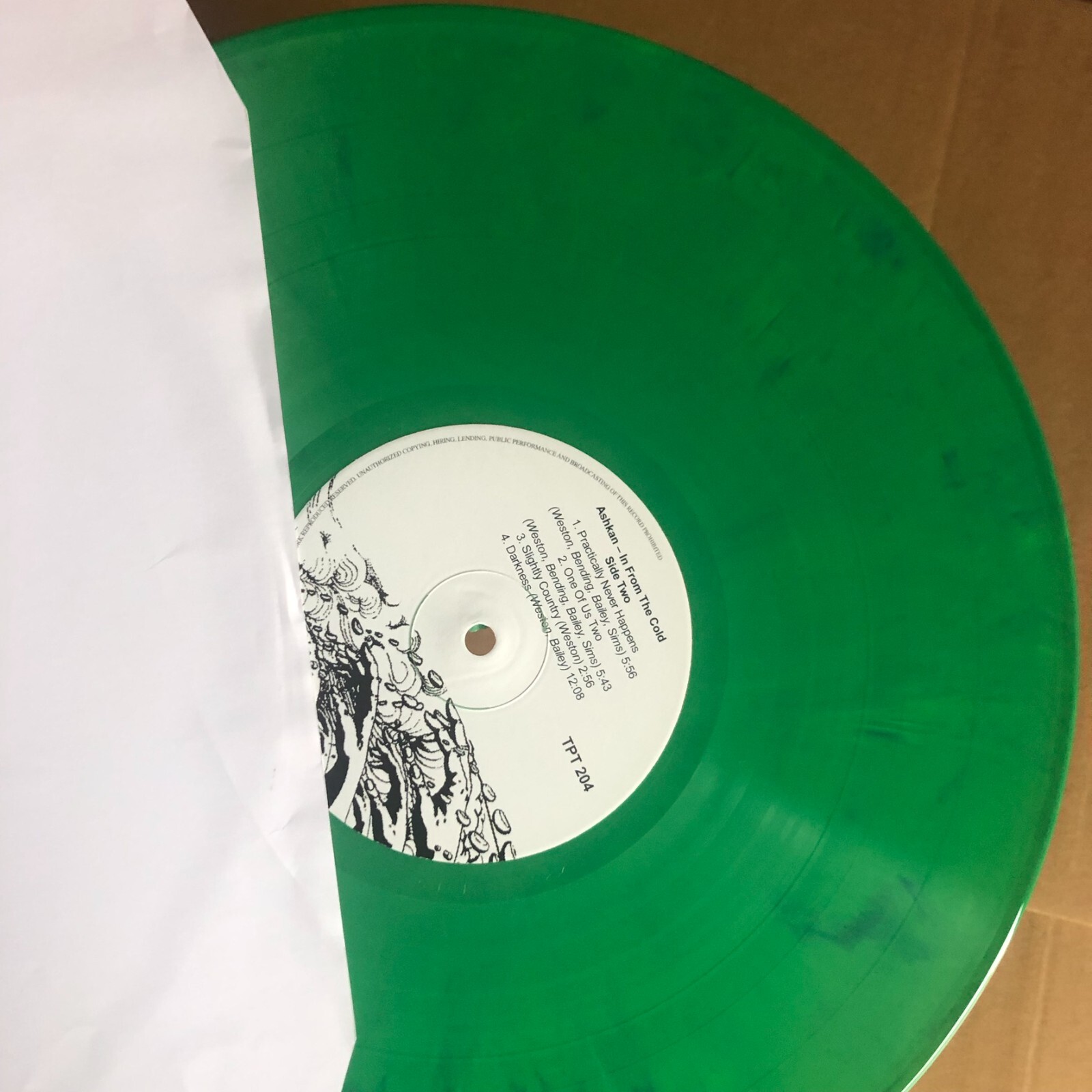 ASHKAN IN FROM THE COLD - TAPESTRY COLORED LIMITED EDITION LP BLUES ...