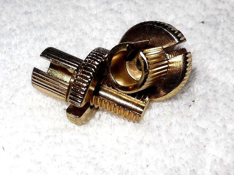 2x Universal 8mm Steel Clutch Brake Cable Adjusters Gold anodized 34 ...