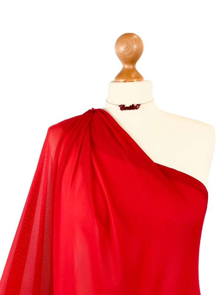 Power Net Fabric Premium Sheer 4 Way Stretch Mesh Lining Dressmaking ...