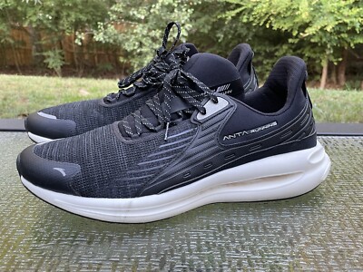 ANTA ROCKET RUNNING Men’s Size 14.5 Black Breathable Shock Absorption ...