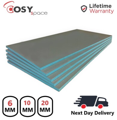 Tile Backer Board 6mm 10mm 20mm Insulation Boards, Wetrooms Floors ...