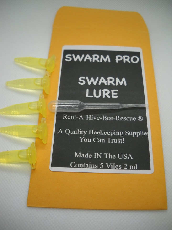 Swarm Pro Lure 5 pack 2 ml.Ea honeybee lure vials SWARM PRO LURE Bee ...