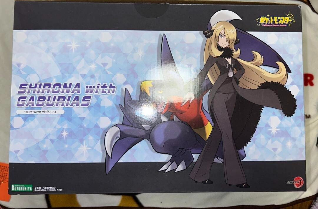 KOTOBUKIYA ARTFX Pokemon J Series Shirona "Cynthia" with Garchomp ...