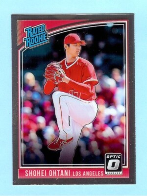 2018 PANINI OPTIC SHOHEI OHTANI RC RATED ROOKIE PITCHING #176 - ANGELS ...