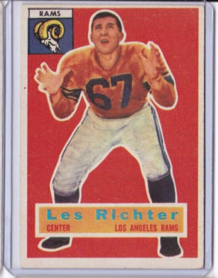 1956 TOPPS #30 LES RICHTER RAMS HOF | eBay