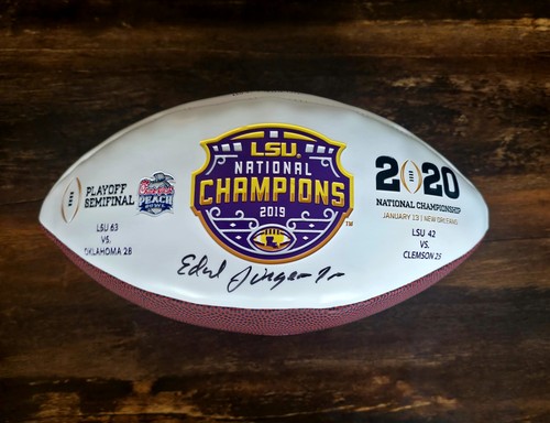 2019 LSU Commemorative Championship Football Autographed By Coach O | eBay