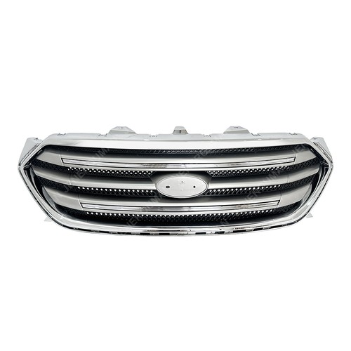 Chrome Grille For 2013-2019 Ford Taurus Front Bumper Upper Grill Mesh ...