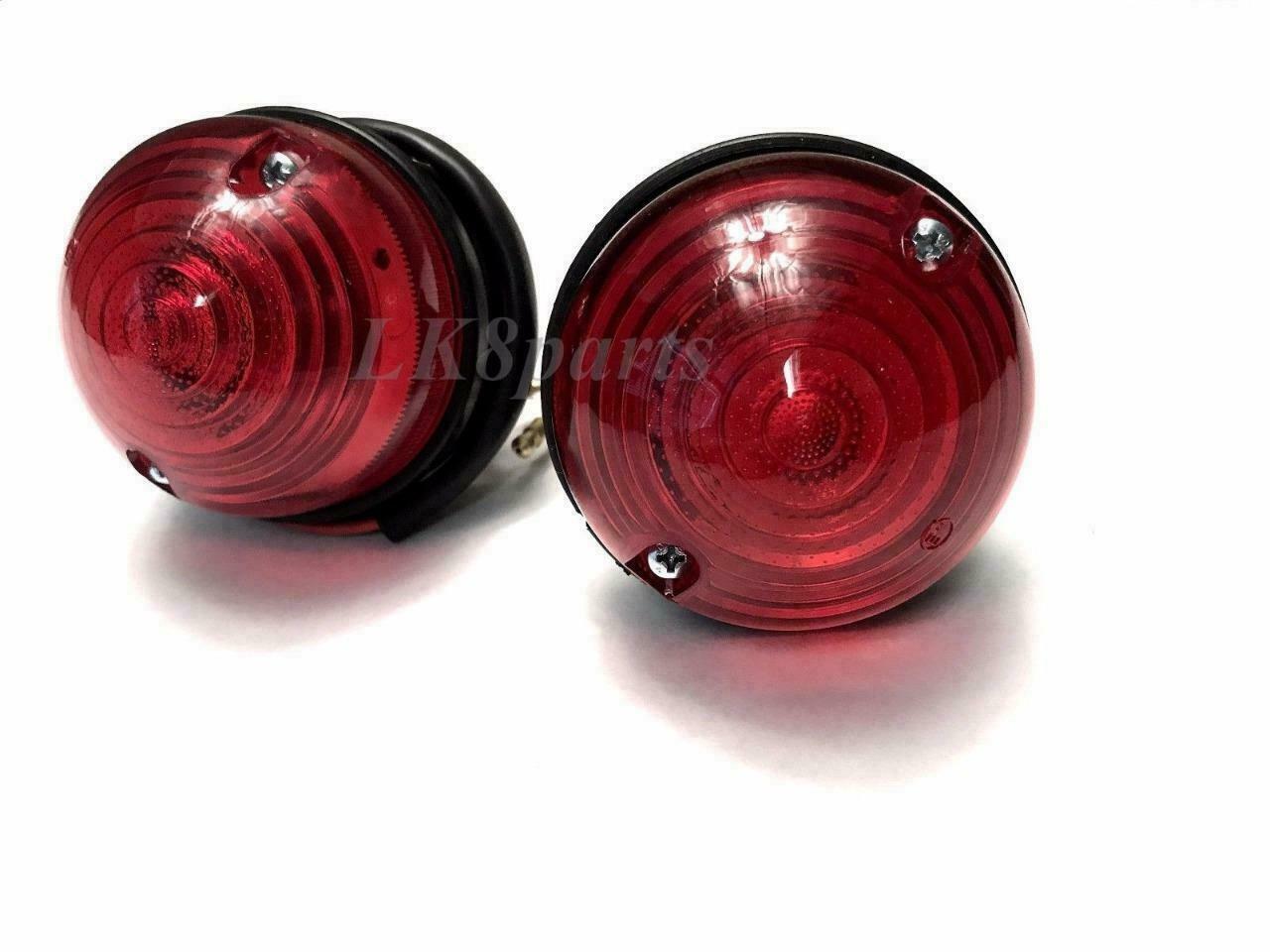 Land Rover Defender Rear Lamp Assembly- Stop & Tail Lights Red Set of 2 ...