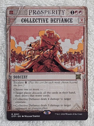 MTG Collective Defiance Outlaws of Thunder Junction (OTP) #21 Magic ...