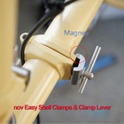 nov Titanium+Carbon easy shell Clamps Lever series v.2.0 / for Brompton ...