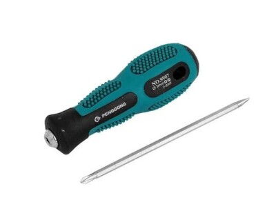 Reversible Double Ended Screwdriver 2-in-1 Flat Slot & Philips Cross ...